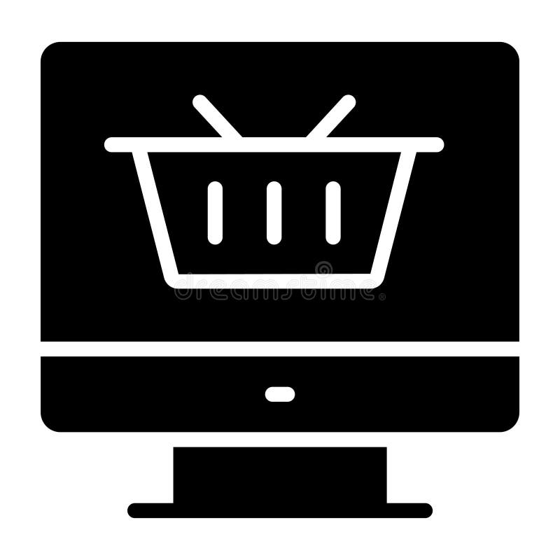 E-shopping Icon Modern Vector Illustration Stock Vector - Illustration ...