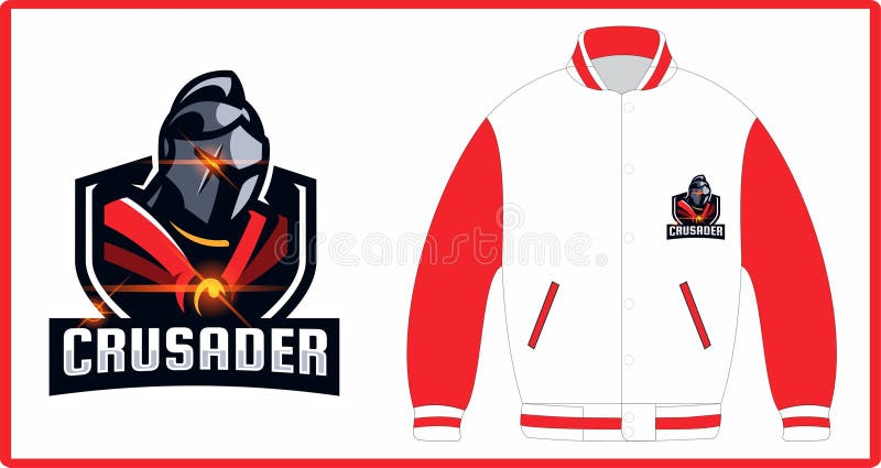 E Sports Logo with Jacket Mock Up Stock Vector - Illustration of ...