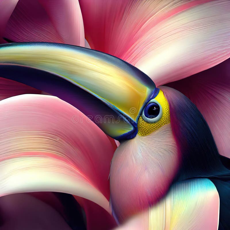 E Toco Toucan S Large Eyes Exude Curiosity and Intelligence Stock Image ...