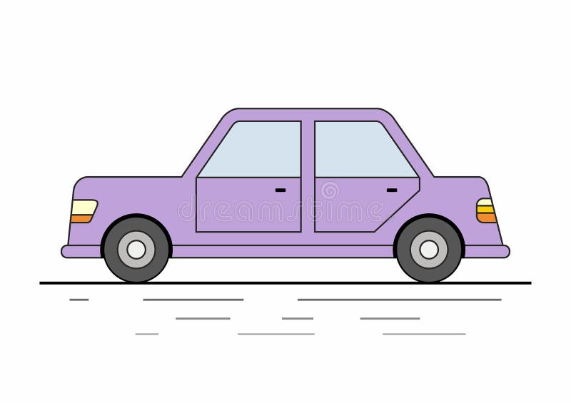 Purple Classic Car Stock Illustrations – 527 Purple Classic Car Stock ...