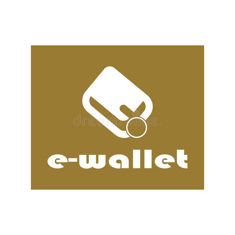 E-wallet Logo Design Icon Vector Stock Illustration - Illustration of ...