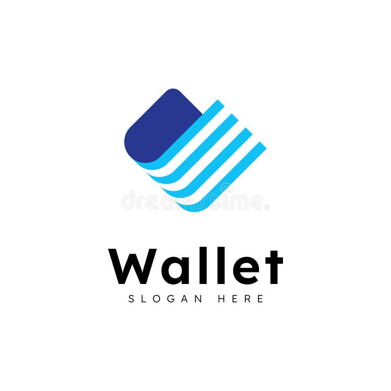 E Wallet Logo Design Vector Design Template Stock Vector - Illustration ...