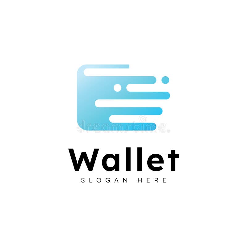 E Wallet Logo Design Vector Design Template Stock Vector - Illustration ...
