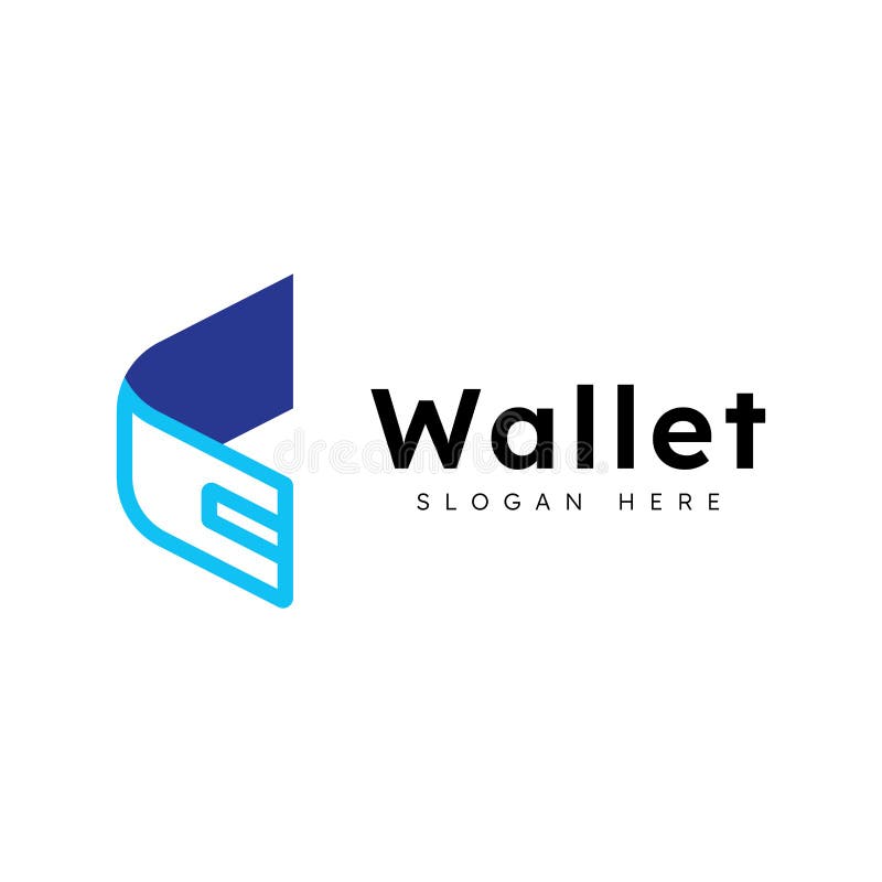 E Wallet Logo Design Vector Design Template Stock Vector - Illustration ...