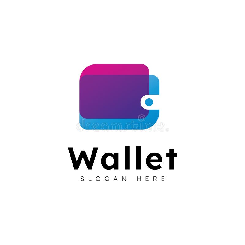 E Wallet Logo Design Vector Design Template Stock Vector - Illustration ...