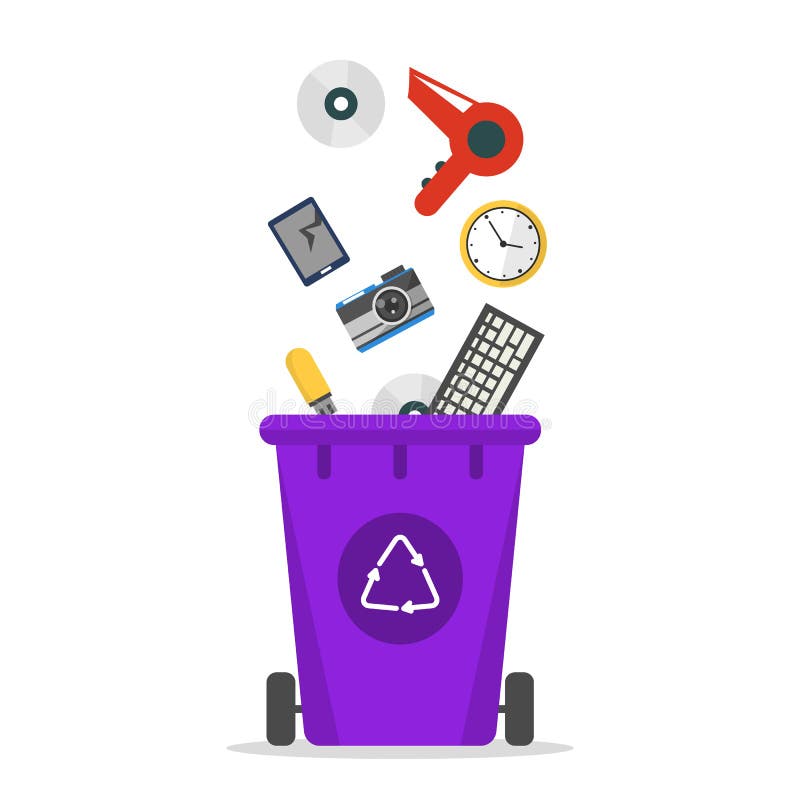 Falling Trash Stock Illustrations – 350 Falling Trash Stock ...