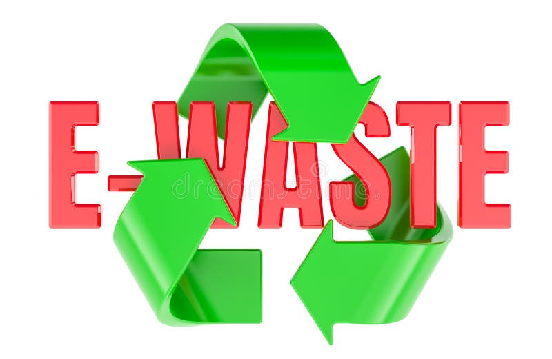 E Waste Recycling Symbol Stock Illustrations – 773 E Waste Recycling ...