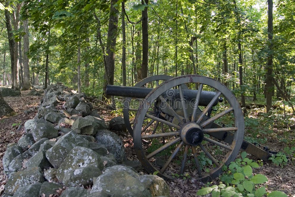 E17 Cannon in Gettysburg Defense Stock Image - Image of lincoln ...