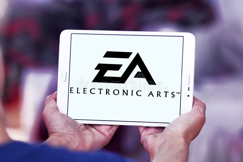 EA, electronic arts logo editorial stock photo. Image of entertainment ...