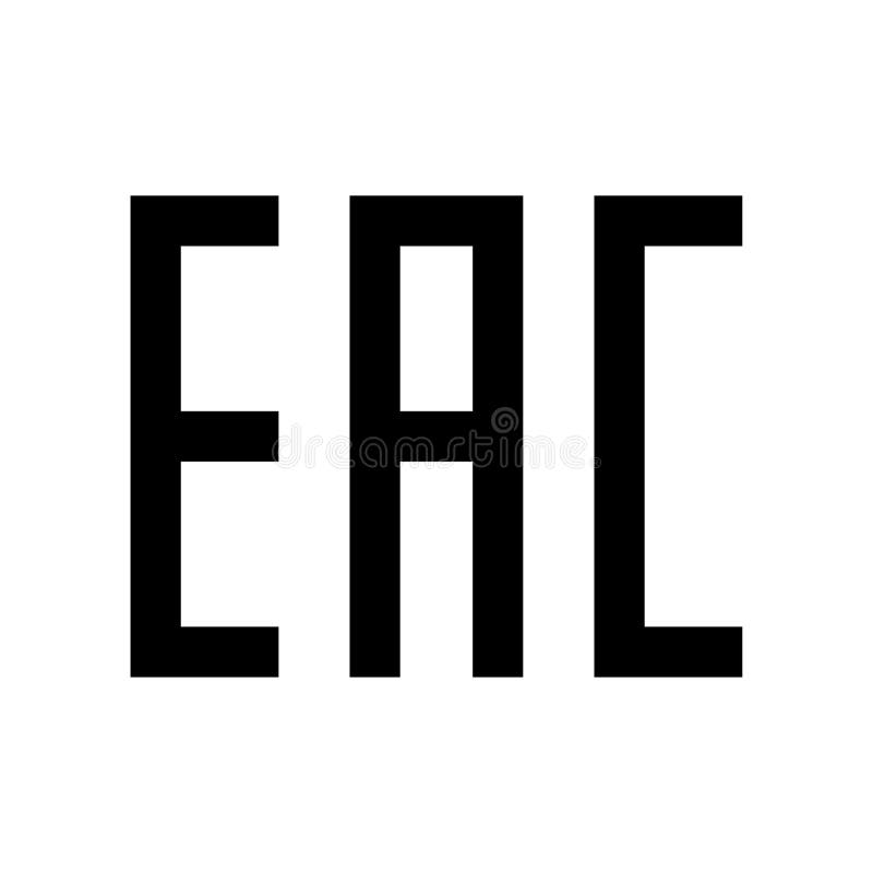 EAC Sign. Eurasian Conformity Mark Symbol. Vector Illustration. EPS 10 ... EAC Sign. Eurasian Conformity Mark Symbol. Vector Illustration. EPS 10 ...