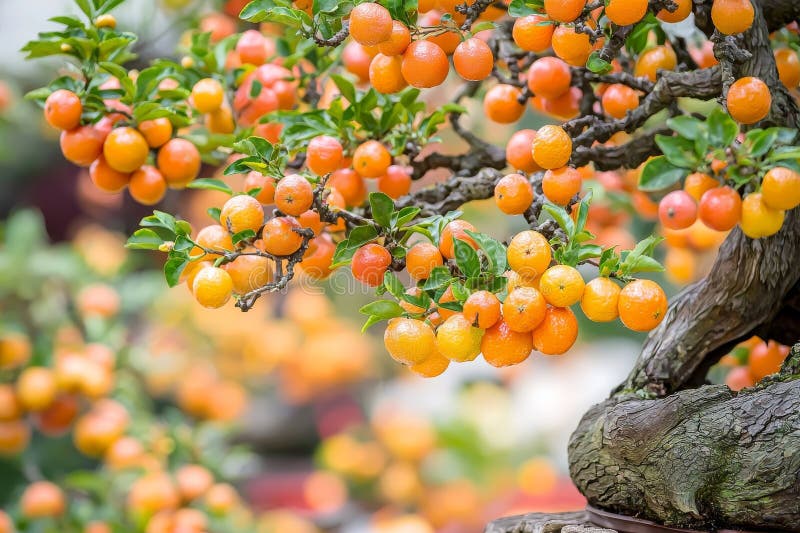 Each Bonsai Fruit Tree Bears a Miniature Version of Its Natural Fruit ...