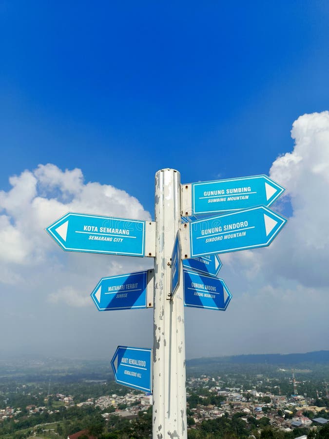 Each Direction Has Its Own Destination Stock Photo - Image of ...