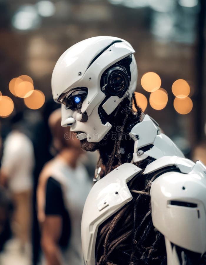 Each Face Talking Android Human Other Robot Technology Futuristic ...