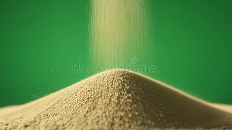 Each Granule of Sand Gracefully Tumbles Adding To the Intricate Layers ...