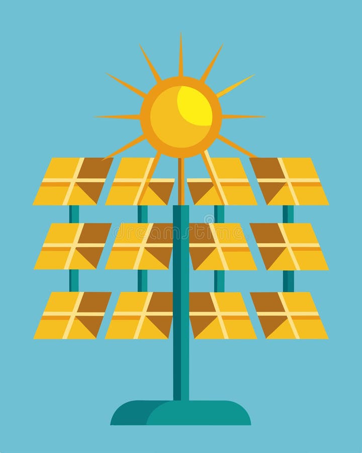 Each Panel Glistens in the Sun Arranged in Perfect Symmetry To Optimize ...