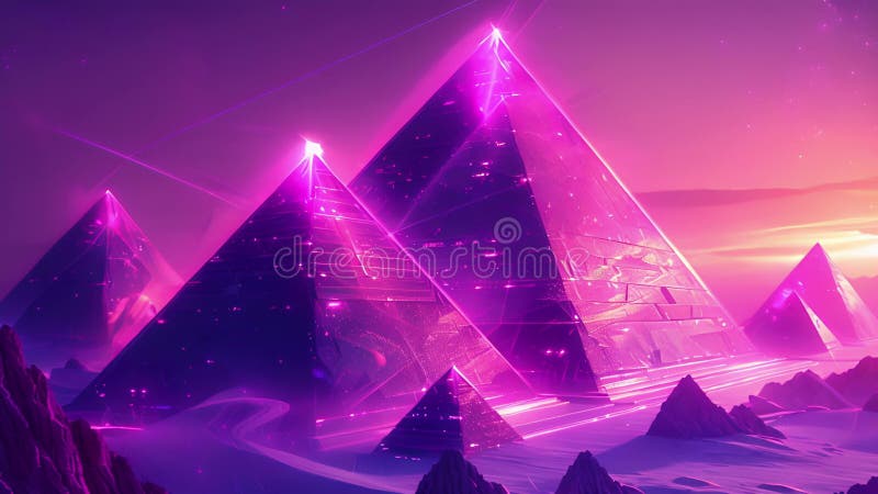 Each Pyramid Boasts a Unique Design with Holographic Displays and ...