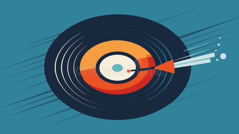 With Each Spin the Records Grooves are Immortalized in this Dynamic ...