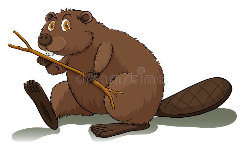 An eager beaver stock vector. Illustration of perfume - 50510043