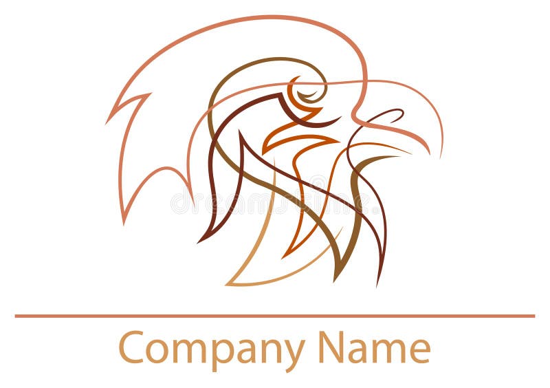 Eagle abstract stock vector. Illustration of american - 56015408