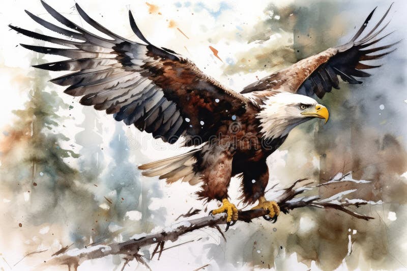 Watercolor Angle Wings Stock Illustrations – 52 Watercolor Angle Wings ...