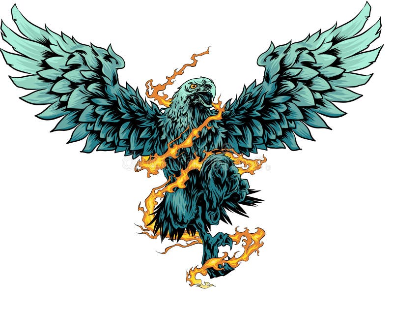 Eagle stock illustration. Illustration of garuda, wing - 84392916