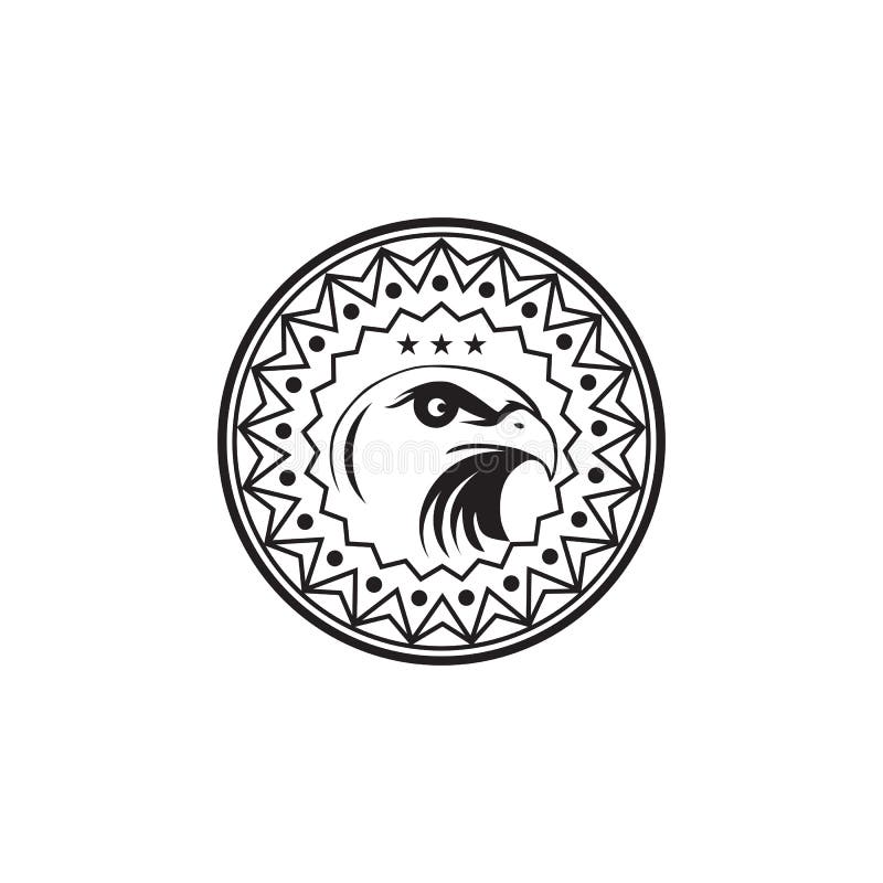 Eagle Bird Icon Logo Design Vector Illustration Template Stock ...