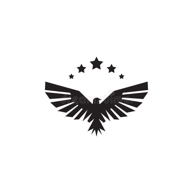 Eagle Bird Icon Logo Design Vector Template Stock Vector - Illustration ...