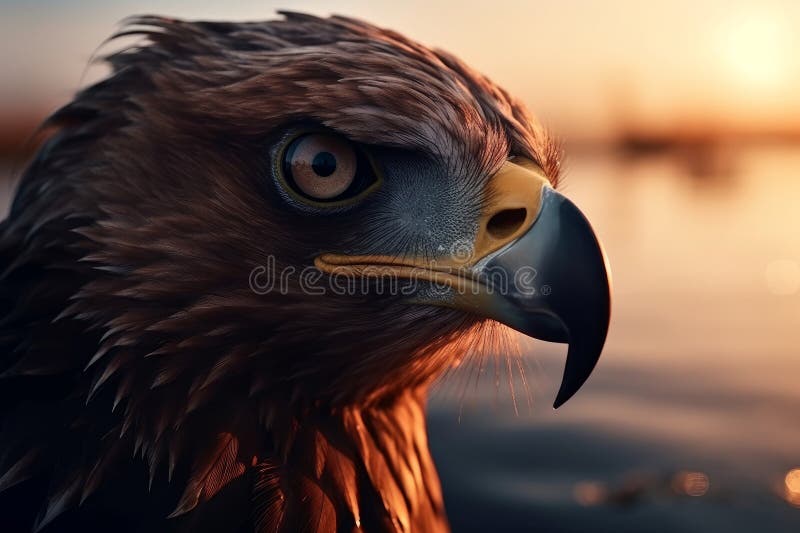 Eagle bird. Generate Ai stock illustration. Illustration of freedom ...