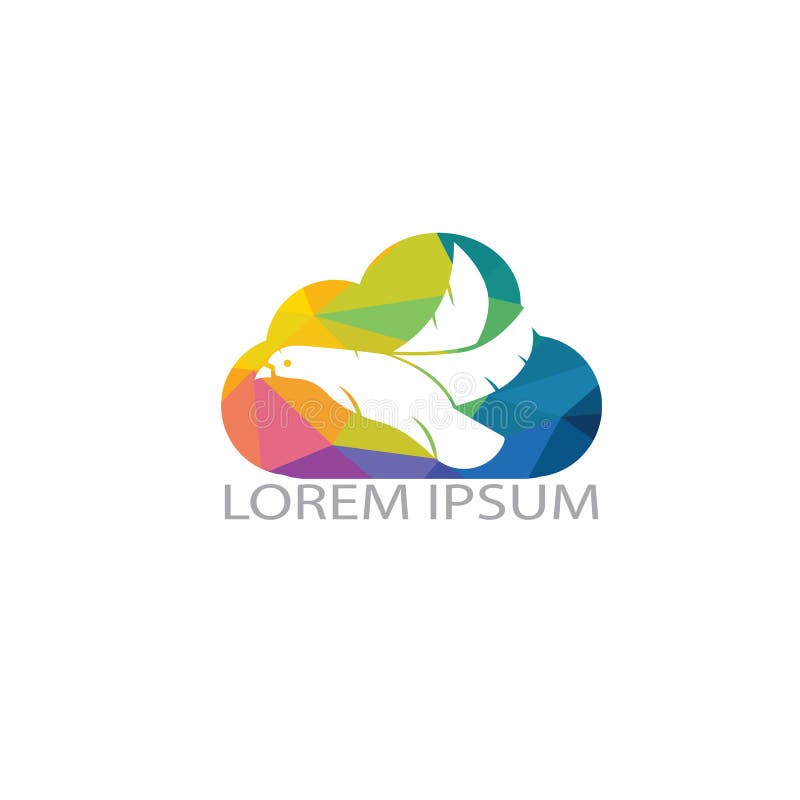 Eagle Cloud Logo Design Concept. Stock Vector - Illustration of company, business: 156462785