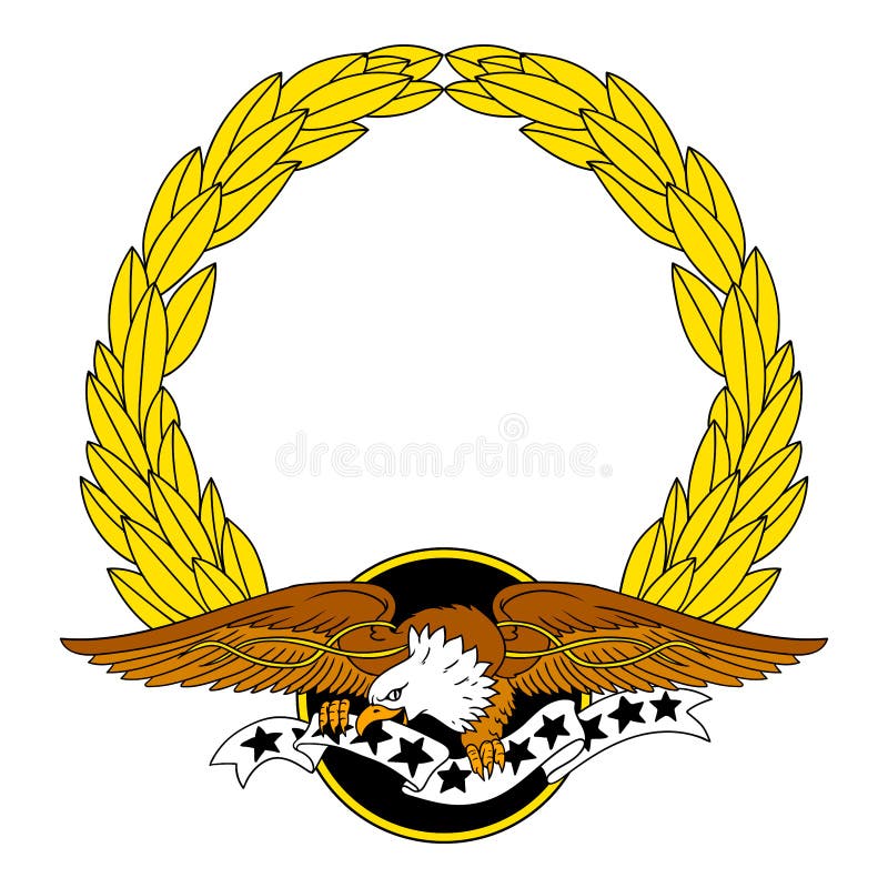 Eagle crest stock vector. Illustration of artwork, eagle - 260159854