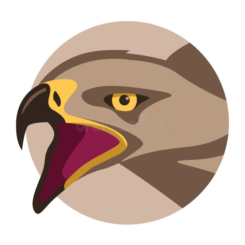 Eagle Head Front Vector