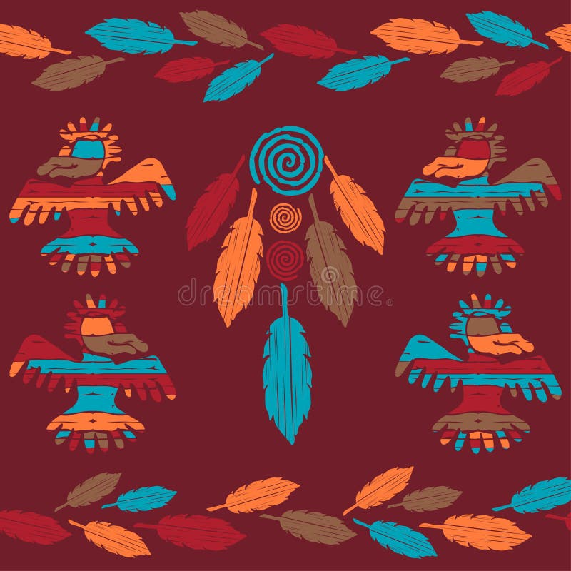 Eagle and Feathers. the Amulet. Native American Indian Accessories ...