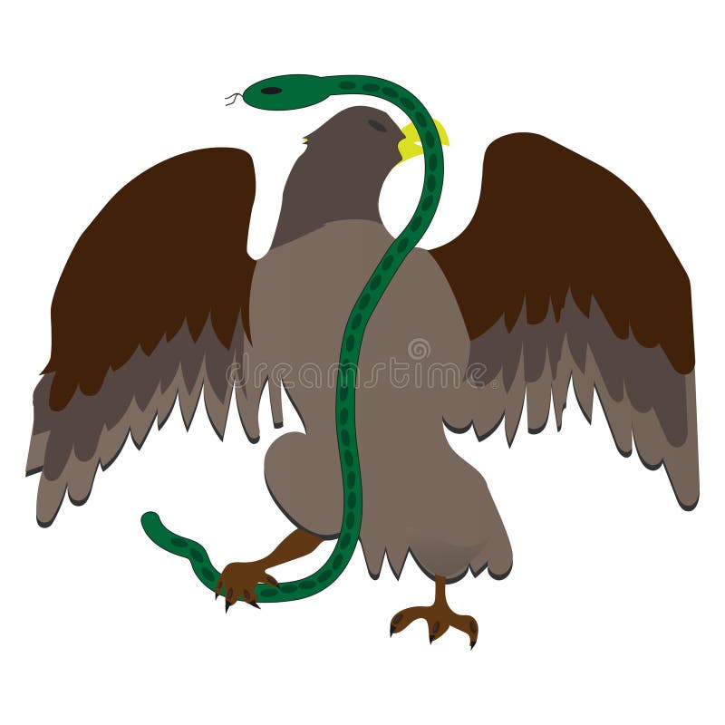 Eagle Fighting Snake Stock Illustrations – 35 Eagle Fighting Snake ...