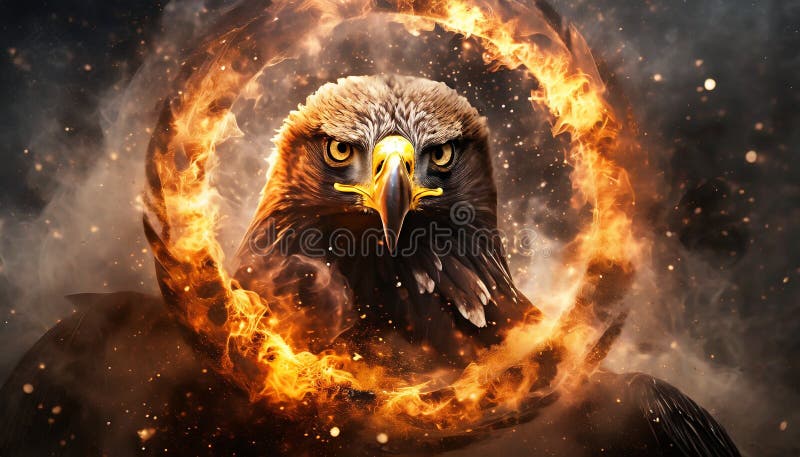 Eagle Wing Fire Stock Illustrations – 4,204 Eagle Wing Fire Stock ...