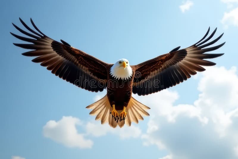 Eagle Flight Adventure stock illustration. Illustration of soaring - 377435937