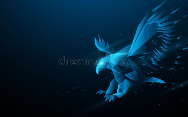 Blue Swoop Fractal Over White Stock Illustration - Illustration of form ...