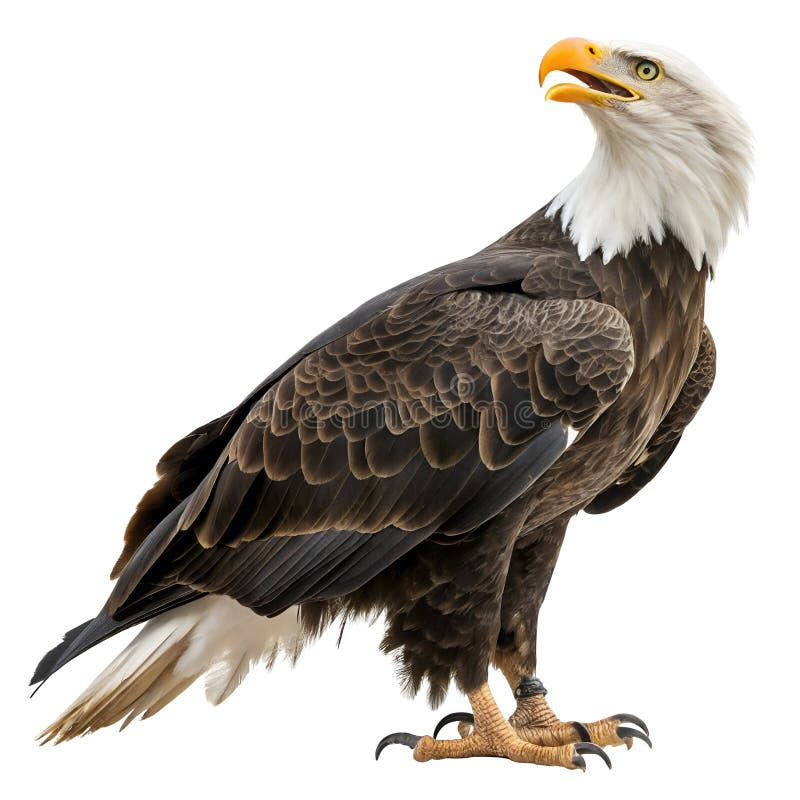Eagle Front View Full Body stock illustration. Illustration of american ...