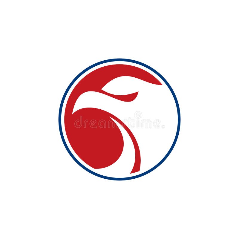 Eagle Head in Circle Shape Vector Logo Template Stock Vector ...