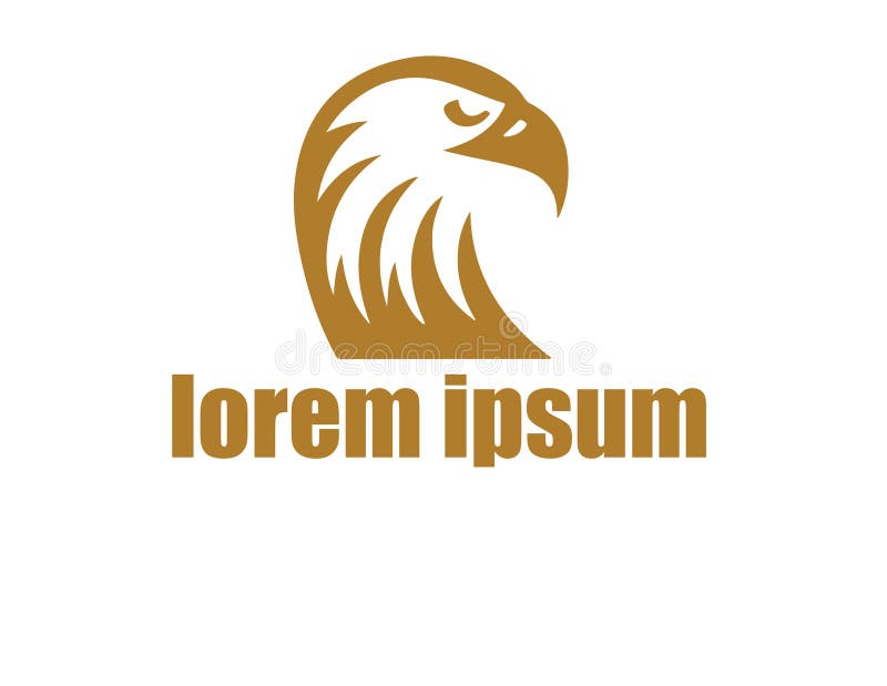 Eagle Head Clipart with Illustration White Background. Stock ...