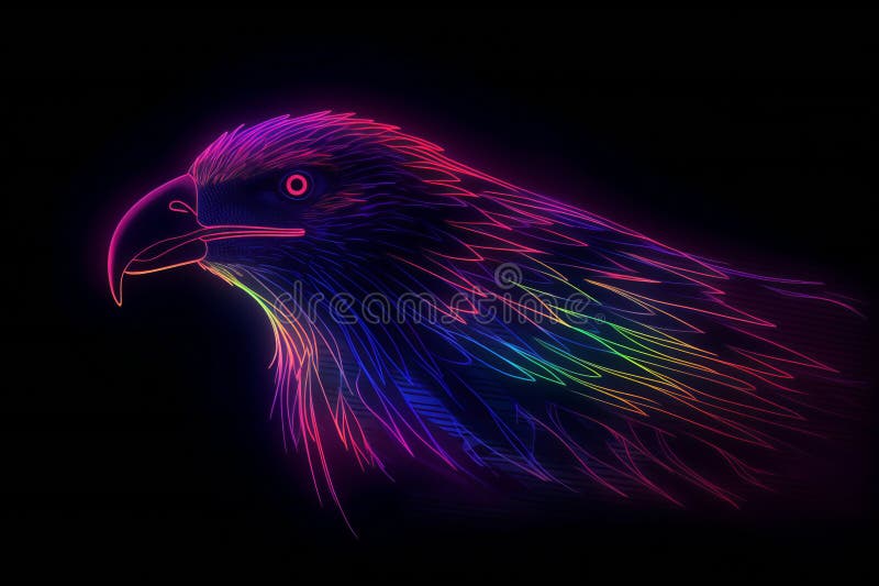 Eagle Rainbow Stock Illustrations – 558 Eagle Rainbow Stock ...
