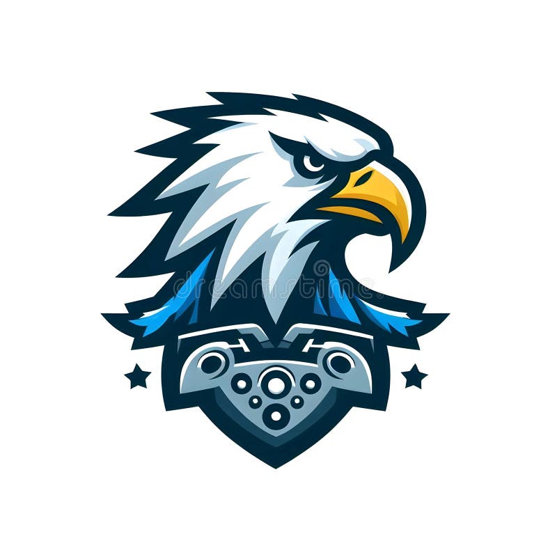 Eagle Gaming Logo E Sport. Falcon Gaming Logo Vector Stock Vector - Illustration of sticker ...