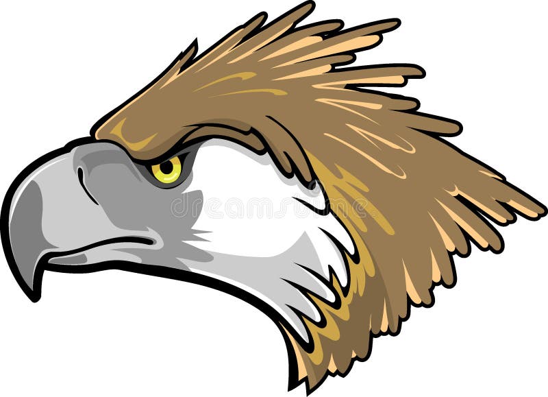 Eagle Head Side View Filipino Ilustración del Vector - Ilustración de ...
