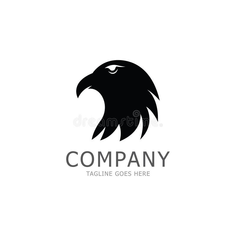 Eagle Head Simple Logo Design. Logo Template Stock Vector ...