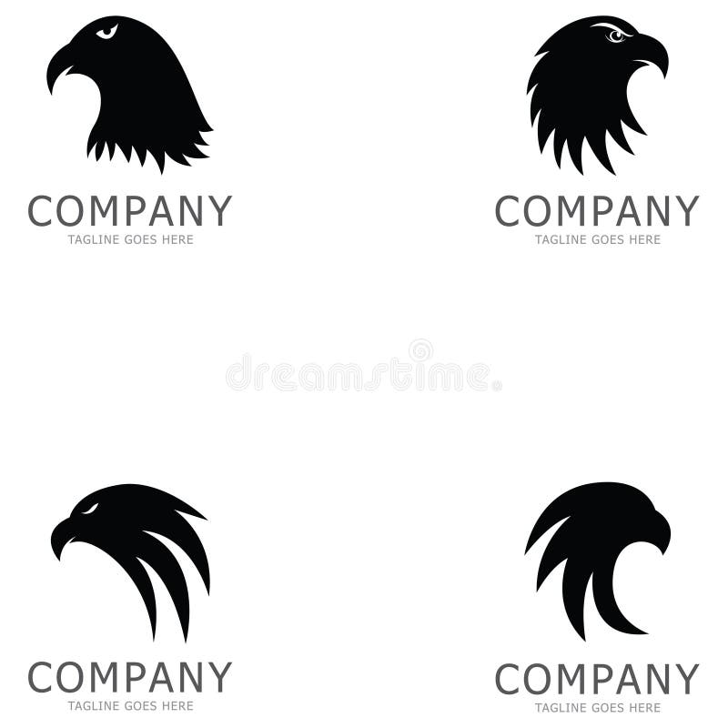 Eagle Head Simple Logo Design. Logo Template Stock Vector ...