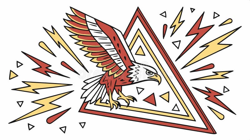 Eagle Head in Triangle, Powerful and Symbolic Bird Emblem Vector Design ...