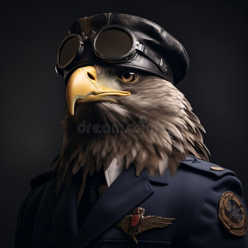 Pilot& X27;s Pride: the Eagle& X27;s Command Stock Photo - Image of ...