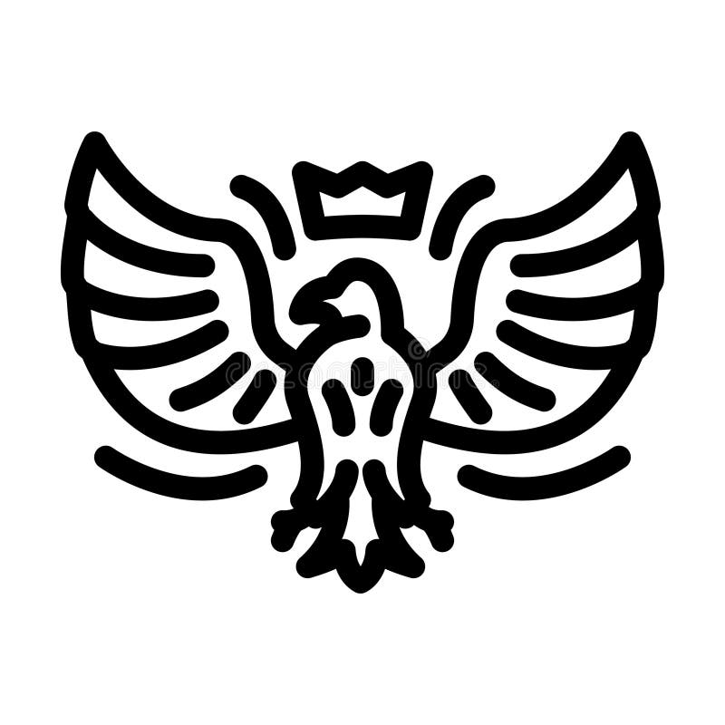 Eagle Vector Heraldic Icons Stock Illustrations – 882 Eagle Vector ...