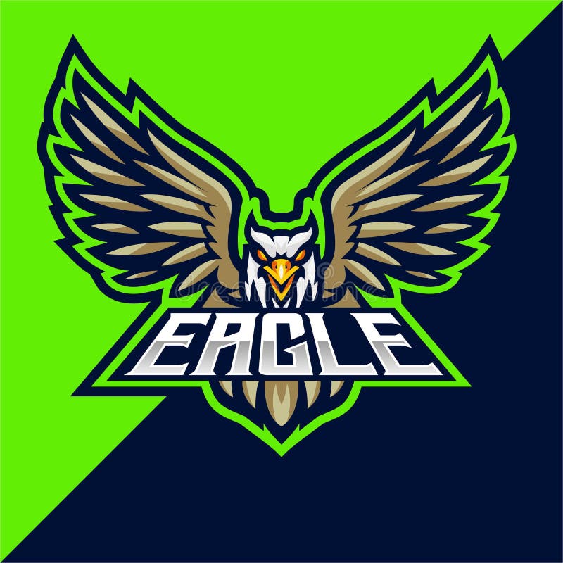 EAGLE High School Mascot stock vector. Illustration of comics - 261850182