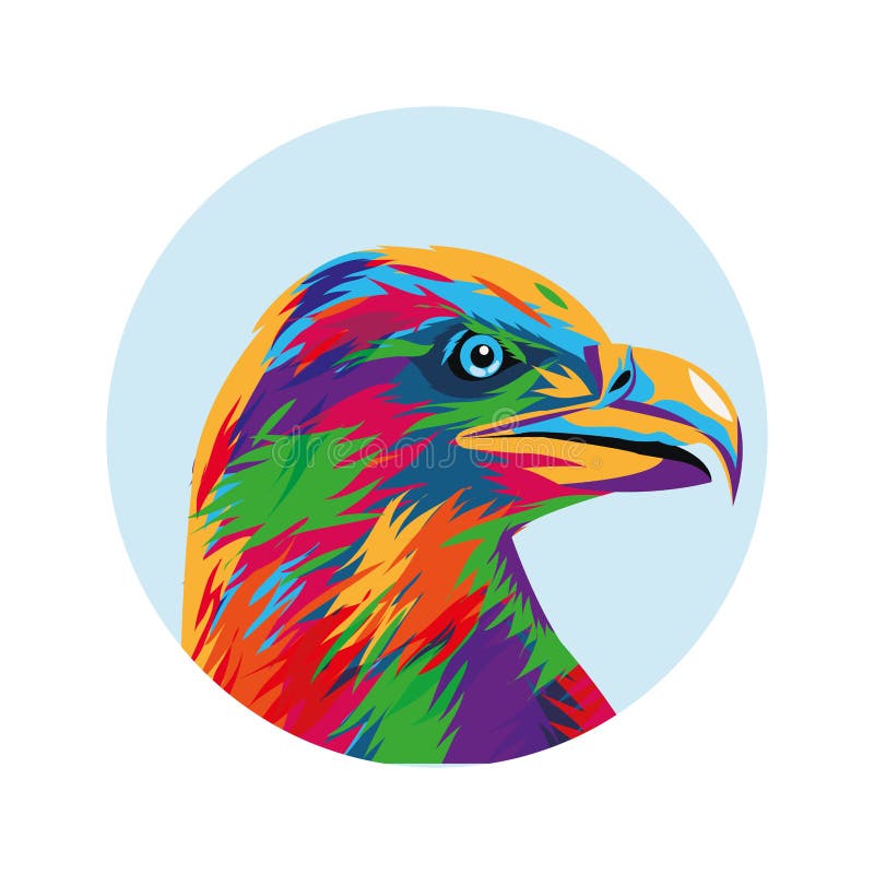 Eagle Icon Dier En Kunstontwerp Grafische Vector Stock Illustratie ...