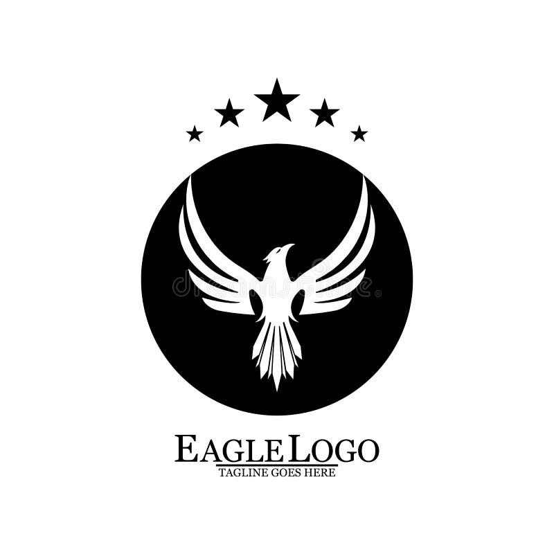 Eagle Icon Logo Design Vector Template Stock Vector - Illustration of ...